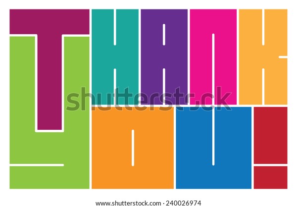 Thank You Vector Illustration Stock Vector (Royalty Free) 240026974 ...