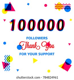 Thanks Our Best Followers Banner We Stock Vector (Royalty Free) 784824952 Thanks Our Best Followers Banner We Stock Vector (Royalty Free) 784824952