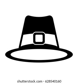 Thanksgiving Hat Isolated Icon Stock Vector (Royalty Free) 628538930 ...