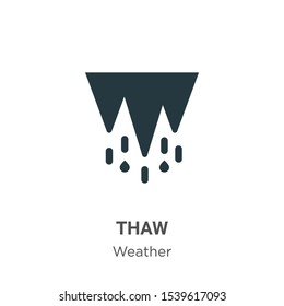 Thaw Vector Icon On White Background Stock Vector (Royalty Free) 1539617093