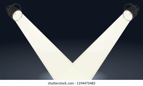 Theater Light Vector Illustration Stock Vector (Royalty Free ...