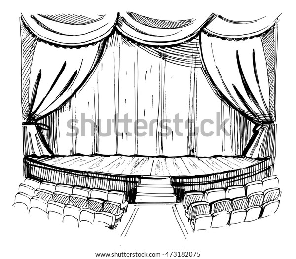 17,394 Stage sketch 이미지, 스톡 사진 및 벡터 | Shutterstock