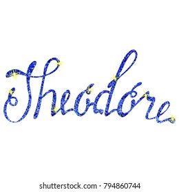 Theodore name image Images, Stock Photos & Vectors | Shutterstock
