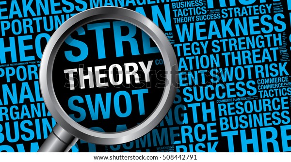 Theory Word Cloud Business Concept Vector Stock Vector (Royalty Free ...