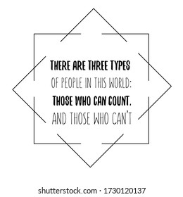 There Three Types People This World Stock Vector (Royalty Free) 1730120137
