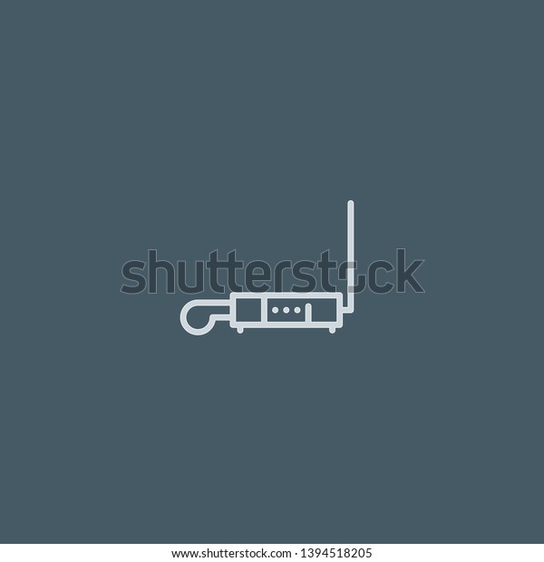 Theremin Vector Icon Theremin Concept Stroke Stock Vector (Royalty Free ...