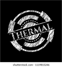 Thermal Chalkboard Texture Stock Vector (Royalty Free) 1119815246 ...