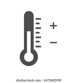 Thermemeter Vector Symbol Icon Temperature Measuring Stock Vector ...