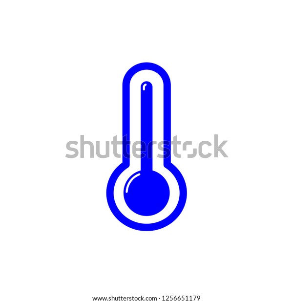Thermometer Icon Hot Cool Measurement Vector: vector de stock (libre de ...