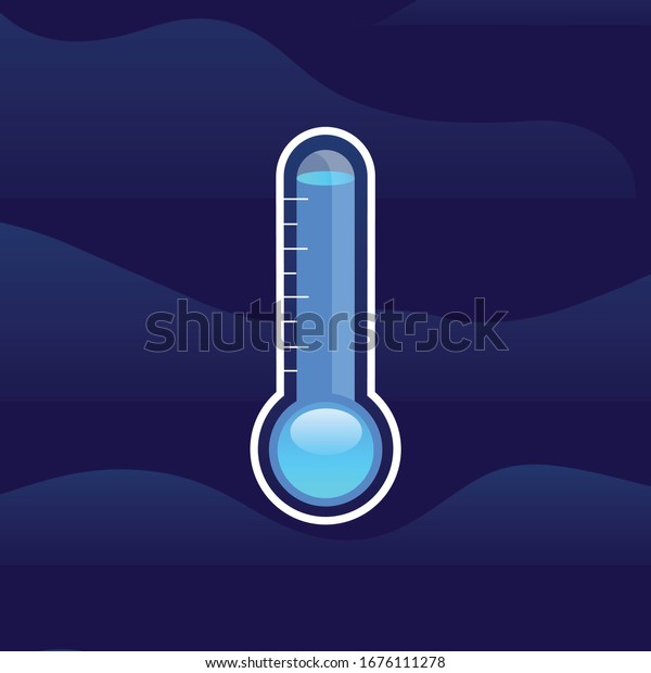Thermometer Icon Logo Ui Design Stock Vector (Royalty Free) 1676111278 ...