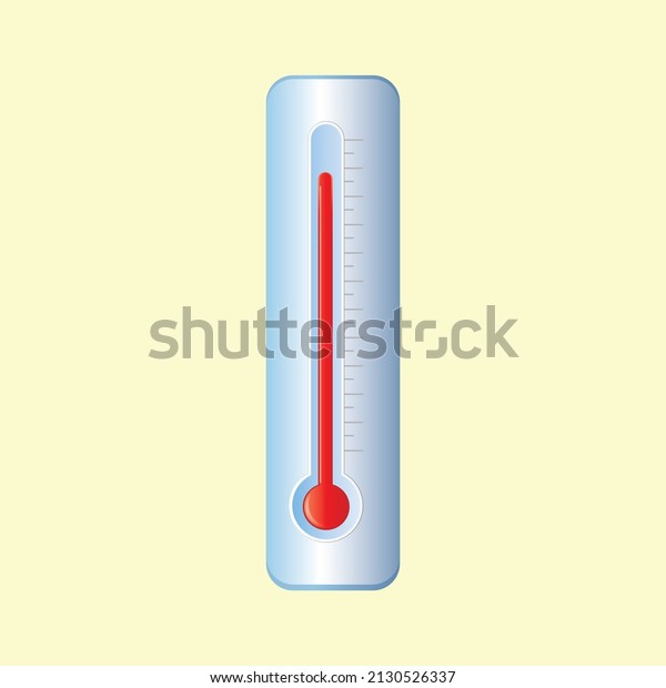 Thermometer Icon Showing Rise Temperature Scales: เวกเตอร์สต็อก (ปลอด ...