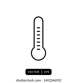 Thermometer Icon Vector Symbol Sign Design Stock Vector (Royalty Free ...