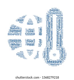 Sensor Word Cloud Tag Cloud About: vector de stock (libre de regalías ...