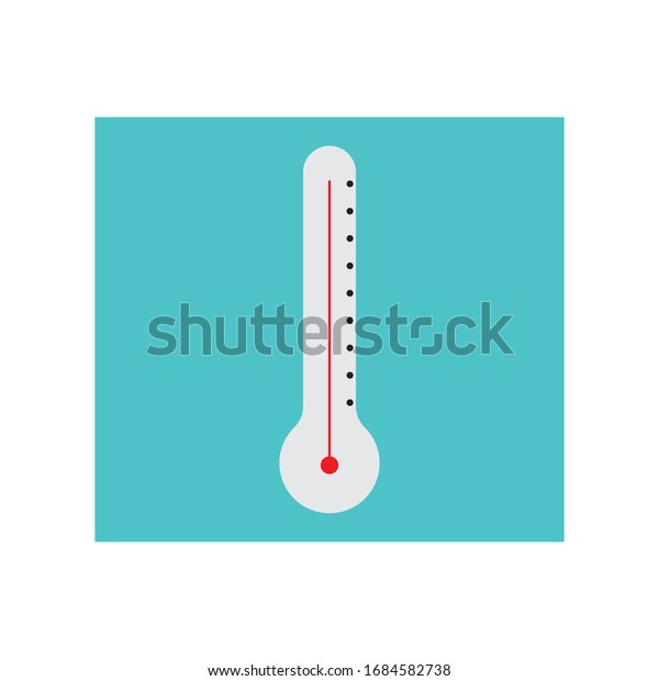 Thermometers Icon Different Zones Vector Image Stock Vector (Royalty ...