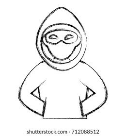 Thief Dangerous Avatar Character Stock Vector (Royalty Free) 712088512 ...