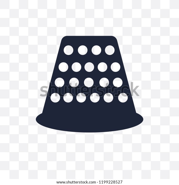 Thimble Transparent Icon Thimble Symbol Design Stock Vector (Royalty ...