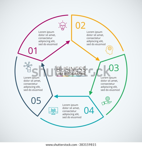 Thin Line Flat Circle Infographic Template 库存矢量图(免版税)383159815 ... Thin Line Flat Circle Infographic Template 库存矢量图(免版税)383159815 ...