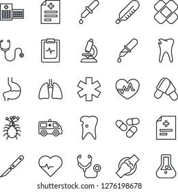Stethoscope Steth Medical Icon Detailed Set Stock Vector (Royalty Free ...