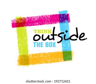 1,051 Think outside the box poster Images, Stock Photos & Vectors ...