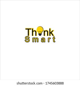 Think Smart Bulb Sign Stock Vector (Royalty Free) 1745603888 | Shutterstock