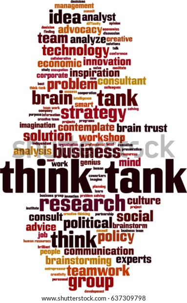 Think Tank Word Cloud Concept Vector Stock Vector (Royalty Free ...