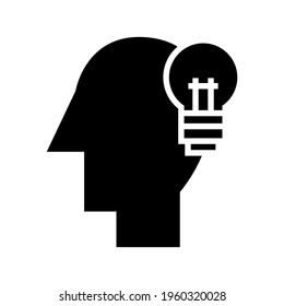 Thinker Icon Logo Isolated Sign Symbol Stock Vector (Royalty Free ...