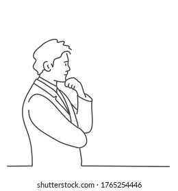 45,513 Man thinking sketch Images, Stock Photos & Vectors | Shutterstock