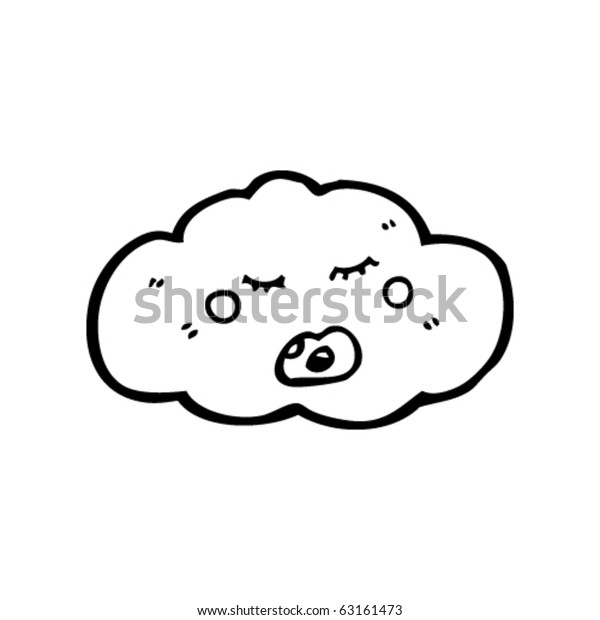 Thinking Cloud Cartoon Stock Vector (Royalty Free) 63161473 | Shutterstock