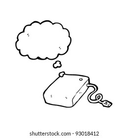 Thinking Hard Drive Cartoon Stock Vector (Royalty Free) 93018412 ...