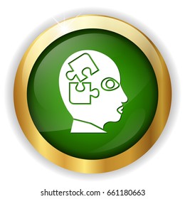Thinking Puzzle Icon Stock Vector (Royalty Free) 661180663 | Shutterstock