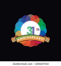 Thirtyone Anniversary Logo Vector Stock Vector (Royalty Free ...