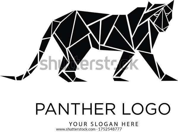 This Abstract Shaped Panther You Can Stock Vector (Royalty Free ...