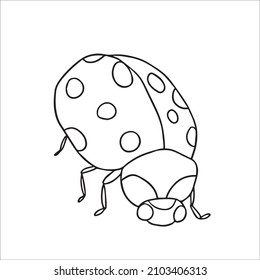6,925 Ladybug outline Images, Stock Photos & Vectors | Shutterstock