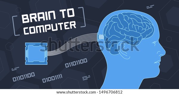 This Colourful Illustration Shows Human Brain Stock Vector (Royalty ...