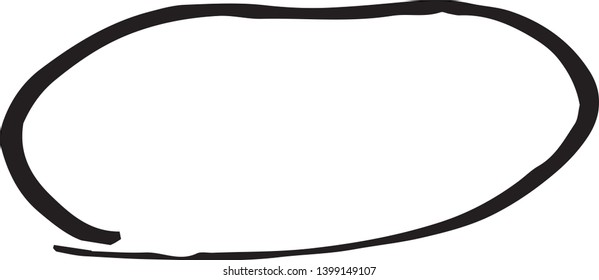 This Illustration Handwritten Circle Variations: เวกเตอร์สต็อก (ปลอดค่า ...