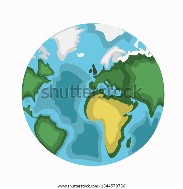 This Illustration About Planet Earth Parts Stock Vector (Royalty Free ...