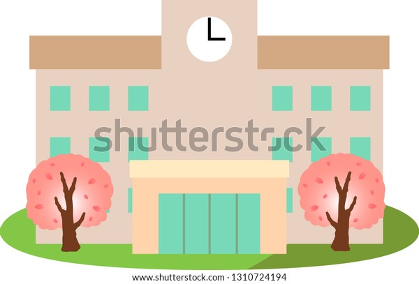 This Illustration Japanese School Stock Vector (Royalty Free ...