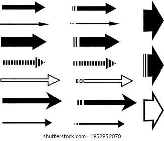 This Illustration Rough Arrow Symbol Stock Vector (Royalty Free ...
