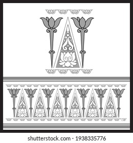 This Image Traditional Design Sri Lankan Stock Vector (Royalty Free ...