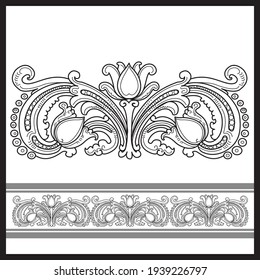 This Image Traditional Design Sri Lankan Stock Vector (Royalty Free ...