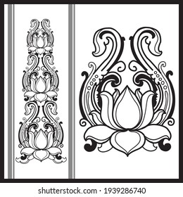 This Image Traditional Design Sri Lankan 库存矢量图（免版税）1939286740 ...