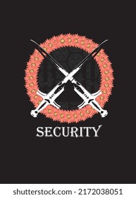 This Logo Security Service Sign Security Stock Vector (Royalty Free ...