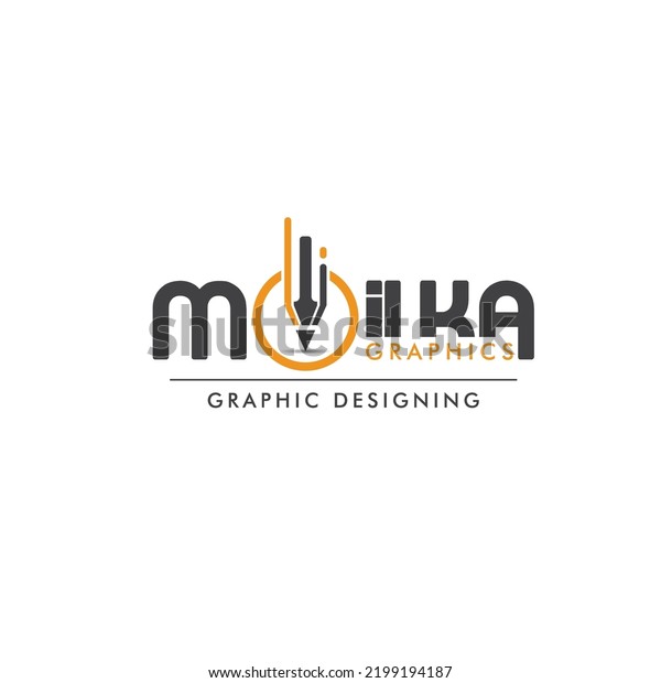 This Moilka Graphics Logo Vector Icon Stock Vector (Royalty Free ...