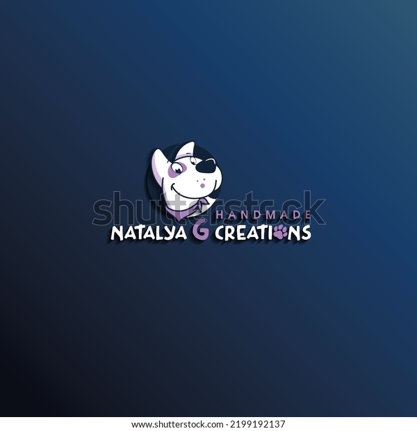 This Natalya G Creations Logo Vector Stock Vector (Royalty Free ...