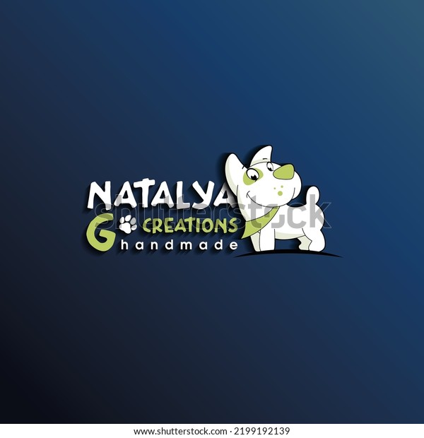 This Natalya G Creations Logo Vector Stock Vector (Royalty Free ...