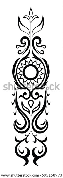 This Ornament Easteuropean Folklore Tree Life Stock Vector (Royalty ...