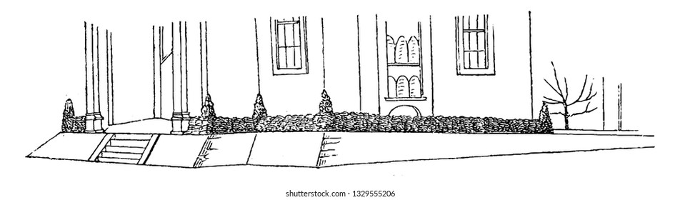 651 Architectural drawing hedges Stock Illustrations, Images & Vectors ...