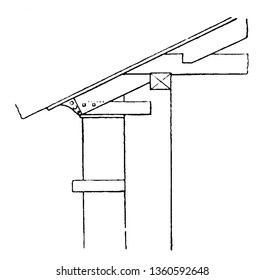 This Representation Water Collection System Roof Stock Vector (Royalty ...