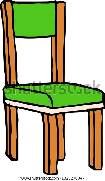 This Rough Sketch Chair Stock Vector (Royalty Free) 1323270047 ...