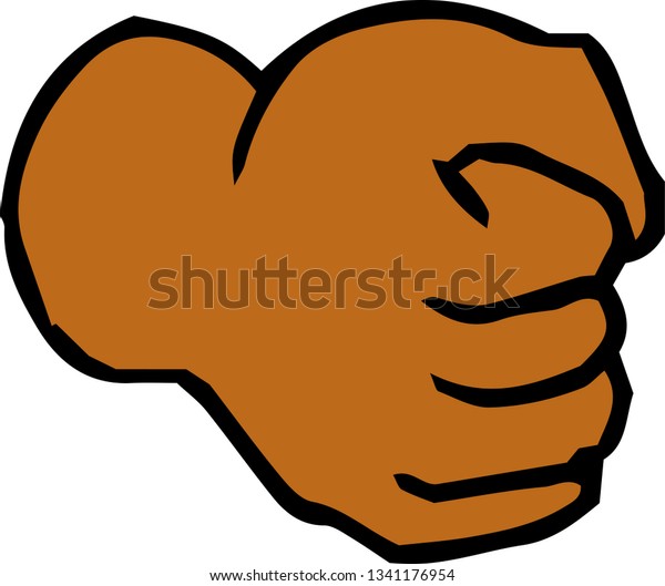 This Rough Sketch Race Hand Sign Stock Vector (Royalty Free) 1341176954 ...